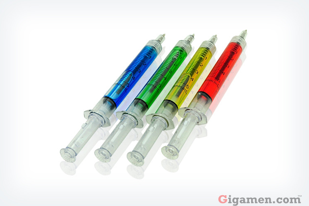 注射器ペン(Needle Tube Pen) | 注射怖～い。あれ。。？これペンじゃん！！ | GIGAMEN ギガメン